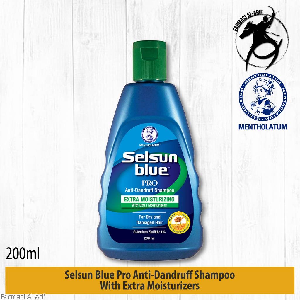 Selsun Blue Pro Anti-Dandruff Shampoo With Extra Moisturizers 120ml & 200ml